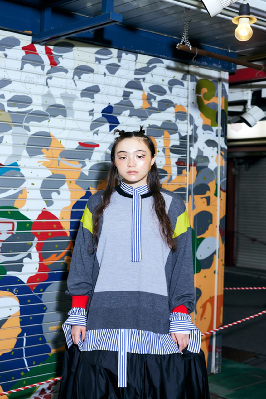 ENFOLD/エンフォルド｜2023 Fall & Winter New Arrival 「Back Tie Pullover」｜エル・ショップ