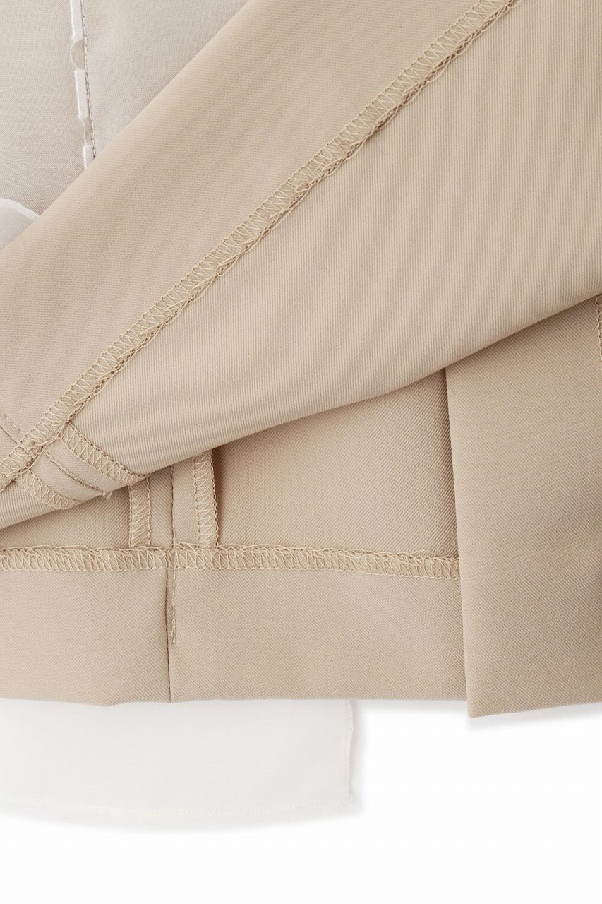 ADORE(アドーア)｜【予約販売】レイヤードエンブロイダリースカート/ベージュ の通販｜ELLESHOP・(エル・ショップ)