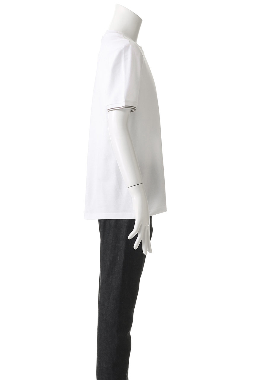 HERNO(ヘルノ)|【MEN】刺しゅうワンポイントTシャツ/ホワイト HERNO(ヘルノ)|【MEN】刺しゅうワンポイントTシャツ/ホワイト
