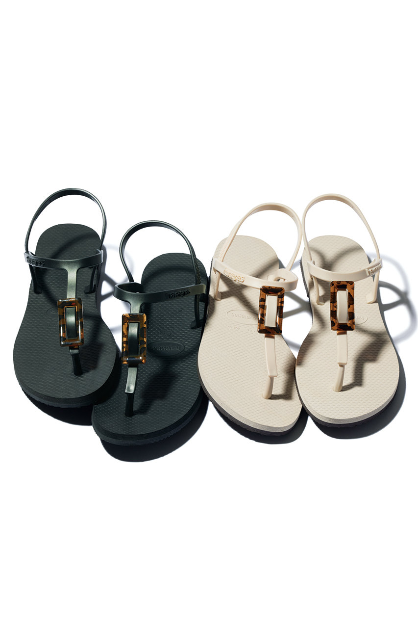 havaianas(ハワイアナス)｜【ELLE SHOP限定】You Paraty Buckle Turtle ビーチサンダル/ブラック の ...