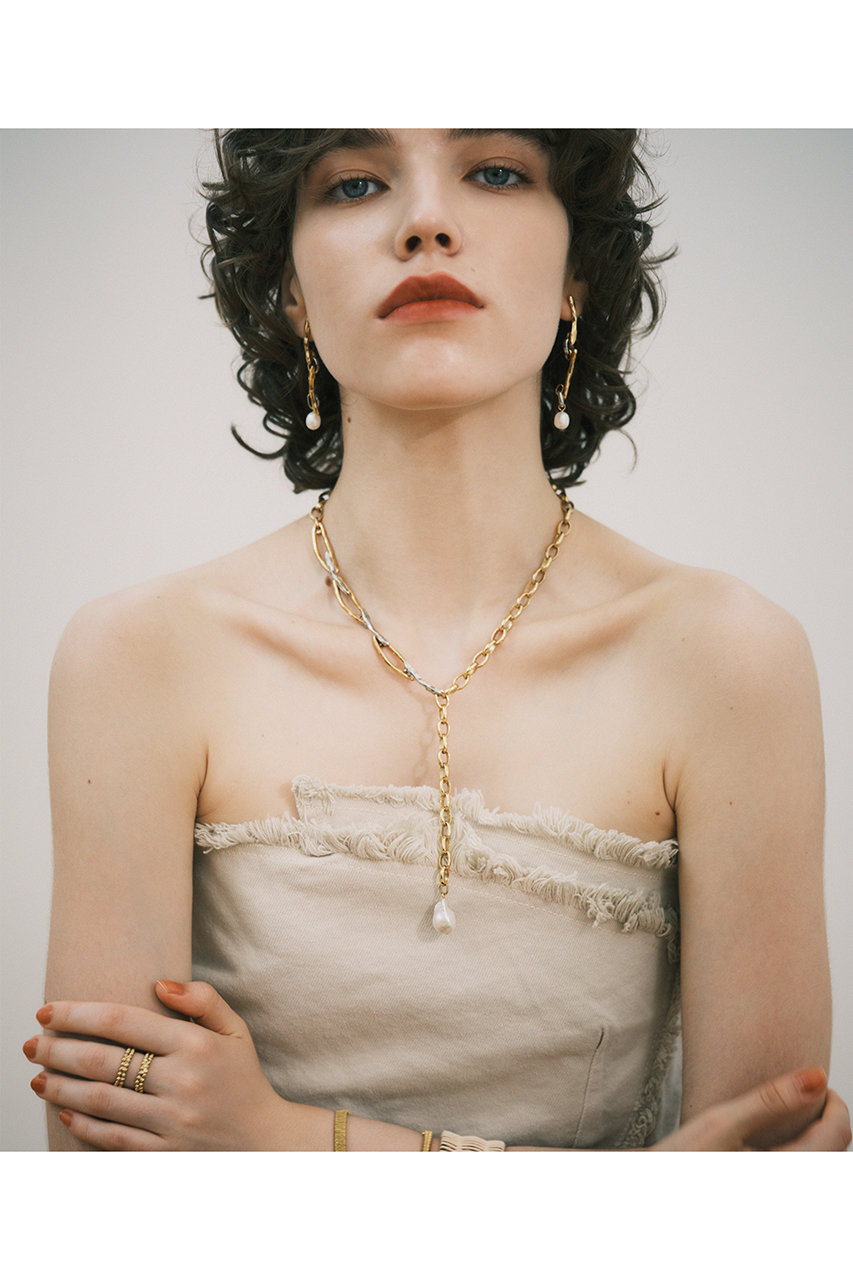 ADER.bijoux(アデル ビジュー)｜BATEAUX baroque pearl ラリエット/バイカラー の通販｜ELLESHOP・(エル・ショップ)