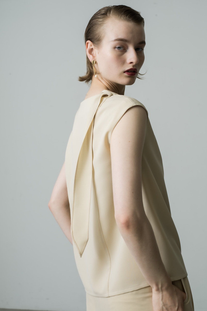 ebure(エブール)｜【店舗限定】2WAYツイル スリーブレスブラウス