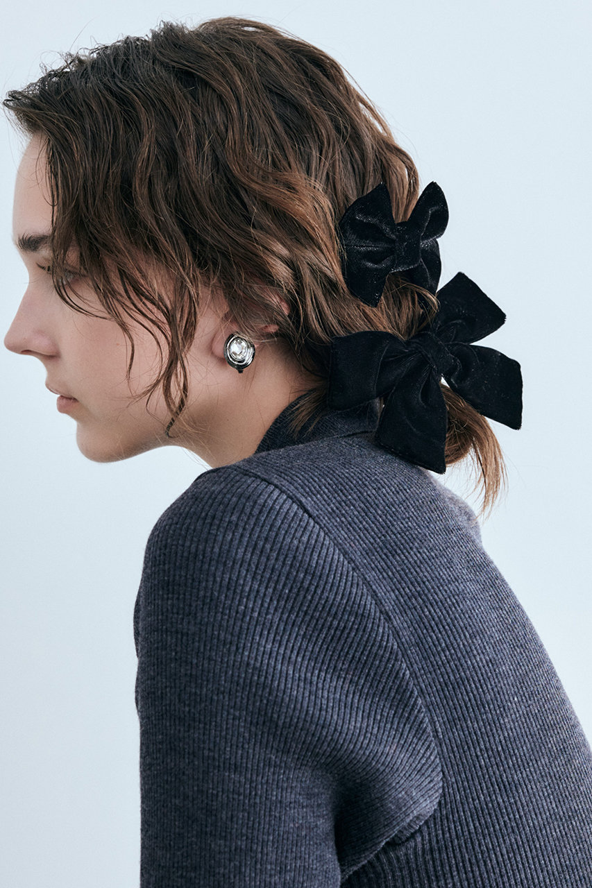 IRIS 47(イリスフォーセブン)｜beacon イヤリング/ブラック の通販｜ELLESHOP・(エル・ショップ)