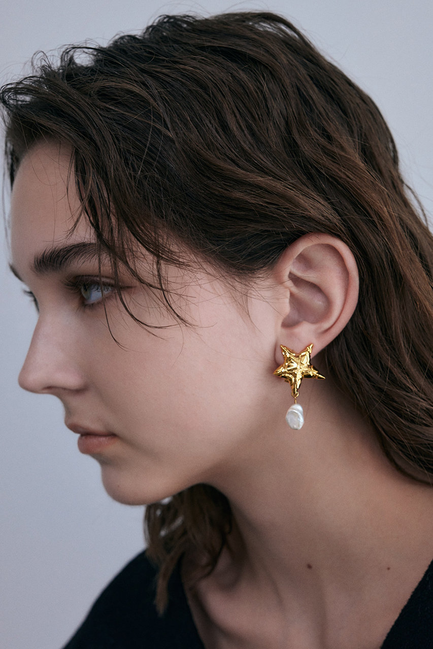 IRIS 47(イリスフォーセブン)｜asteria pearl イヤリング/ゴールド の通販｜ELLESHOP・(エル・ショップ)