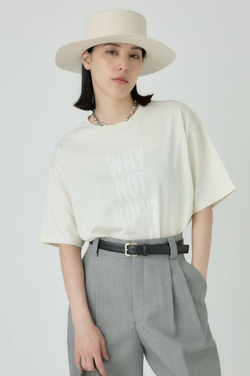 Chaos(カオス)｜【予約販売】【WHY NOT NOW】ティナTシャツ/アイボリー の通販｜ELLESHOP・(エル・ショップ)