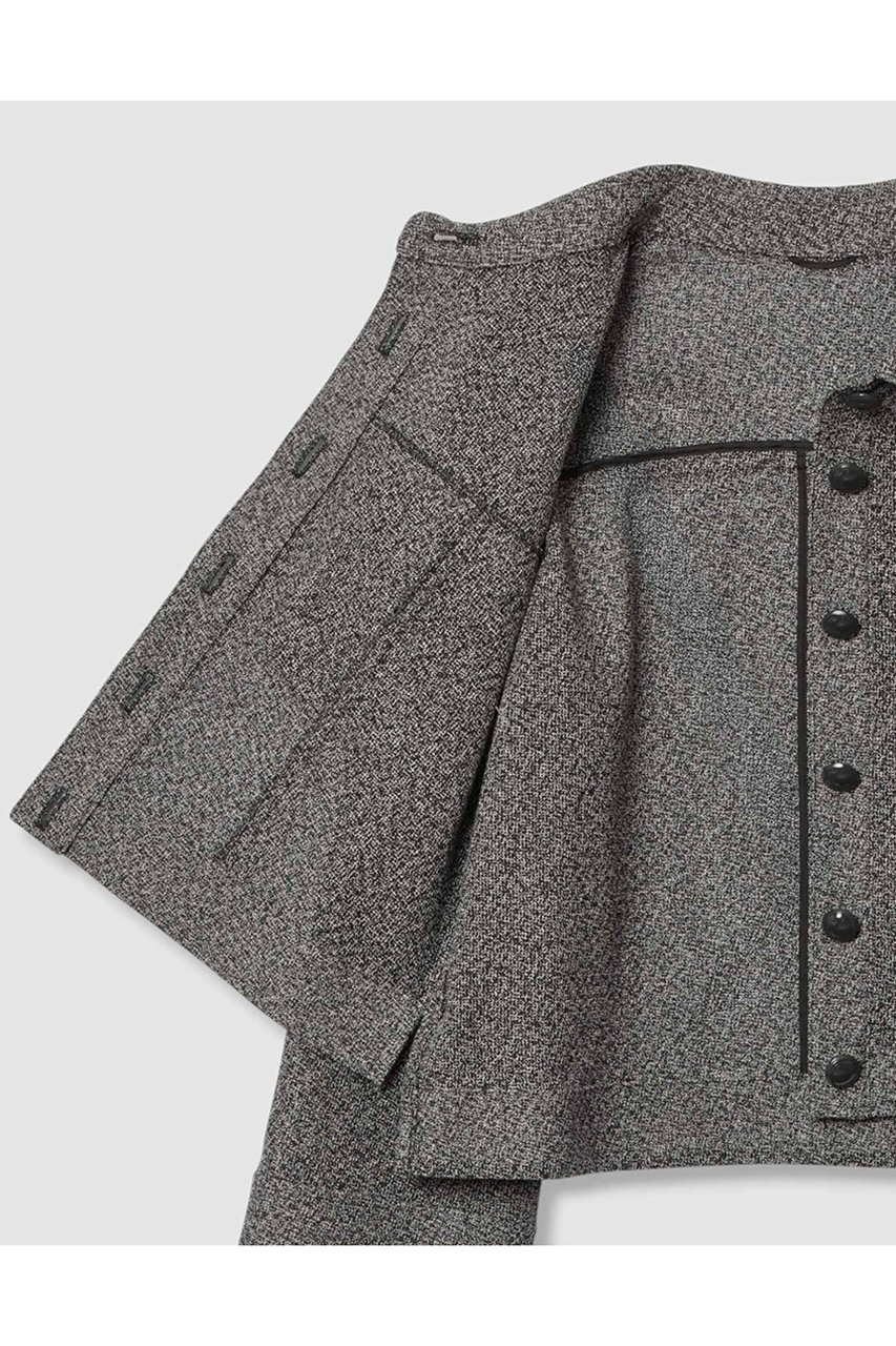 ANAYI(アナイ)｜ハードカラミステンカラーブルゾン/グレー の通販