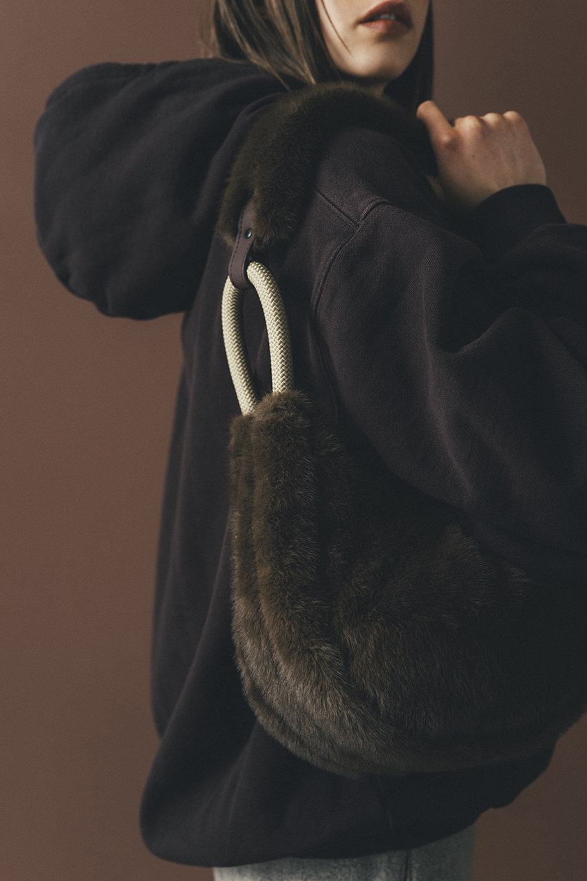 NOMADIS(ノマディス)｜MOON FUR ショルダーバッグ/ダークブラウン の通販｜ELLESHOP・(エル・ショップ)