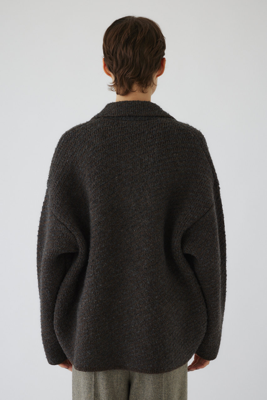 RIM.ARK(リムアーク)|Knit blouson/ブルゾン/ブラウン の通販 RIM.ARK(リムアーク)|Knit blouson/ブルゾン/ブラウン の通販