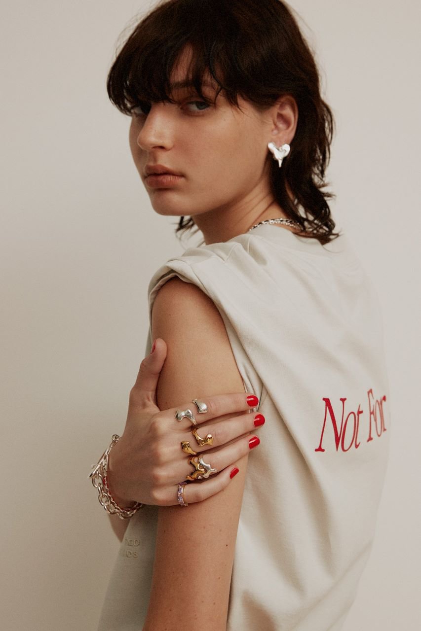 KNOWHOW(ノウハウ)｜Double Drip リング/ゴールド の通販｜ELLESHOP・(エル・ショップ)