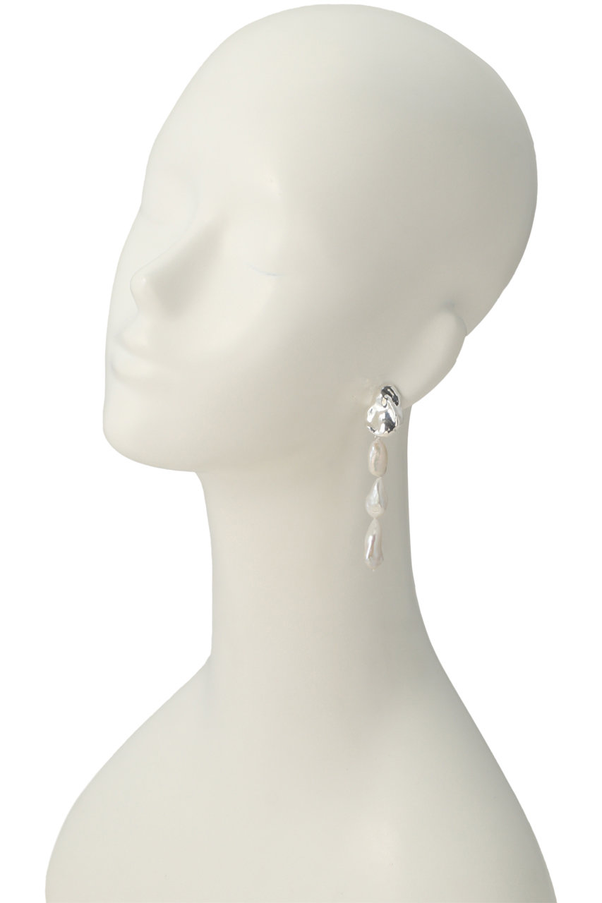 KNOWHOW(ノウハウ)｜Big Pearl イヤリング/シルバー の通販｜ELLESHOP・(エル・ショップ)