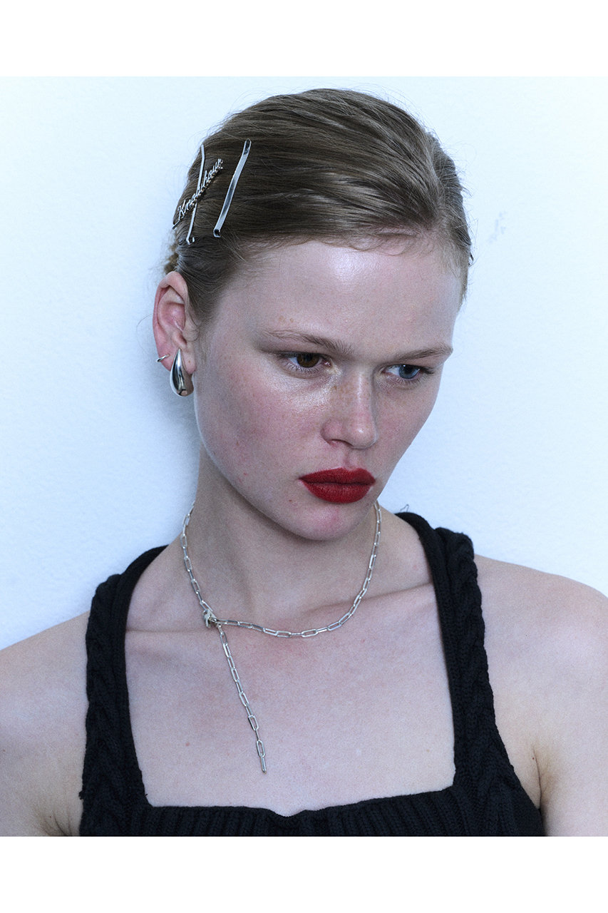 KNOWHOW(ノウハウ)｜KNOWHOW Logo ヘアピン 4本セット/シルバー の通販｜ELLESHOP・(エル・ショップ)