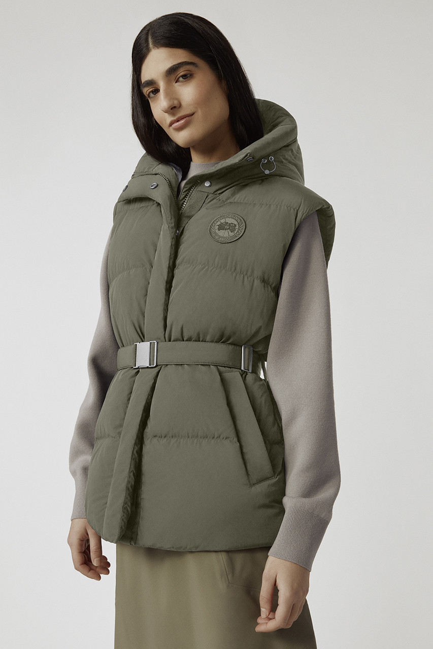 CANADA GOOSE(カナダグース)｜8813W RAYLA VEST レイラ ベスト/セージブラッシュ の通販｜ELLESHOP・(エル ...