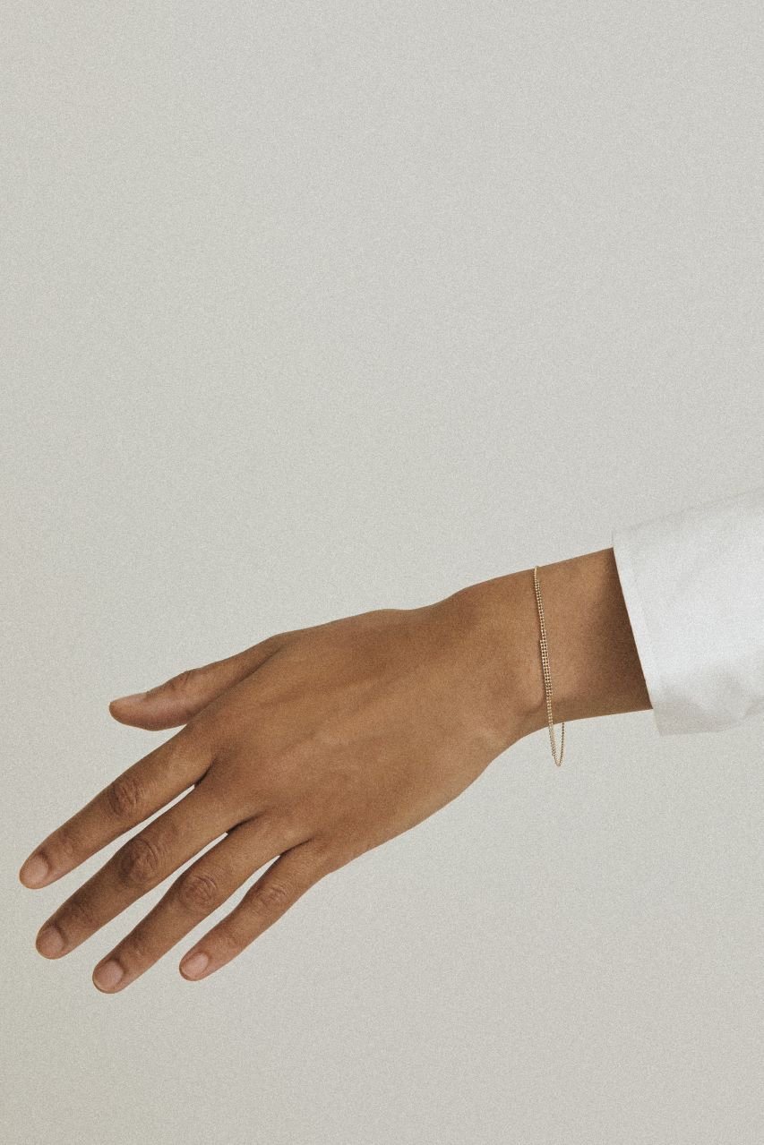 ENEY(エネイ)｜【予約販売】PIXEL チェーンブレスレット/ゴールド の通販｜ELLESHOP・(エル・ショップ)