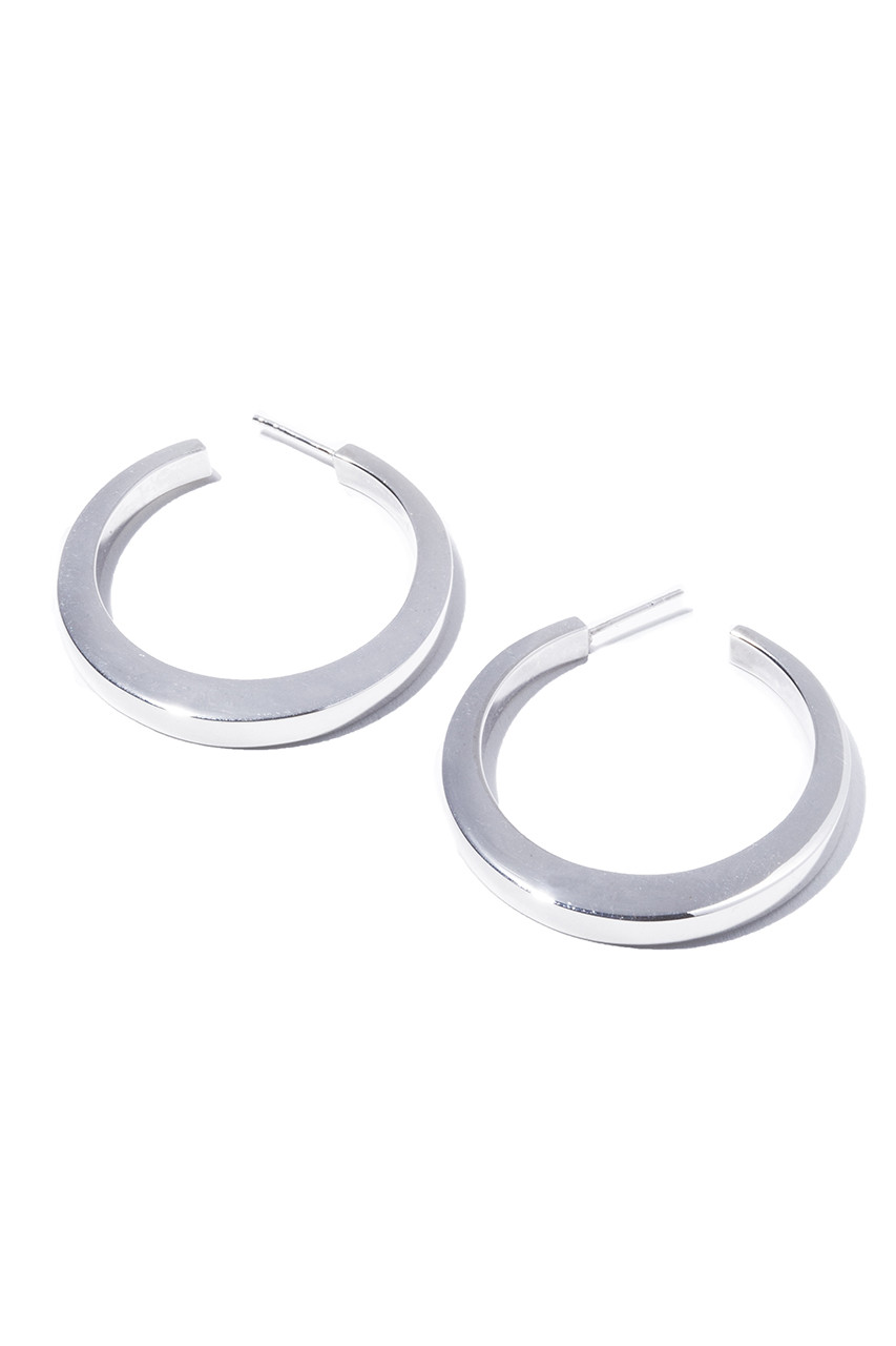 quip queint(クイップ クエイント)｜crescent hoop ピアス/シルバー の通販｜ELLESHOP・(エル・ショップ)
