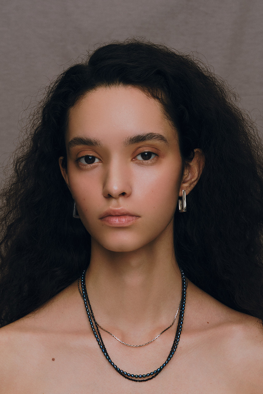 quip queint(クイップ クエイント)｜rectangle hoop ピアス/シルバー の通販｜ELLESHOP・(エル・ショップ)