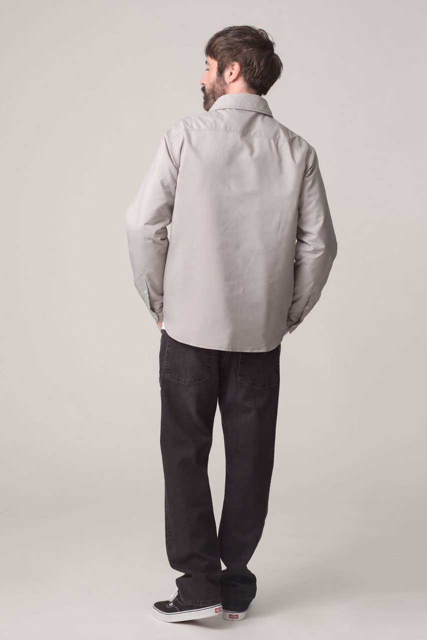 OUTERKNOWN(アウターノウン)｜【MEN】THE ORIGIN SHACKET シャツジャケット/ライトグレー の通販｜ELLESHOP・(エル・ショップ)