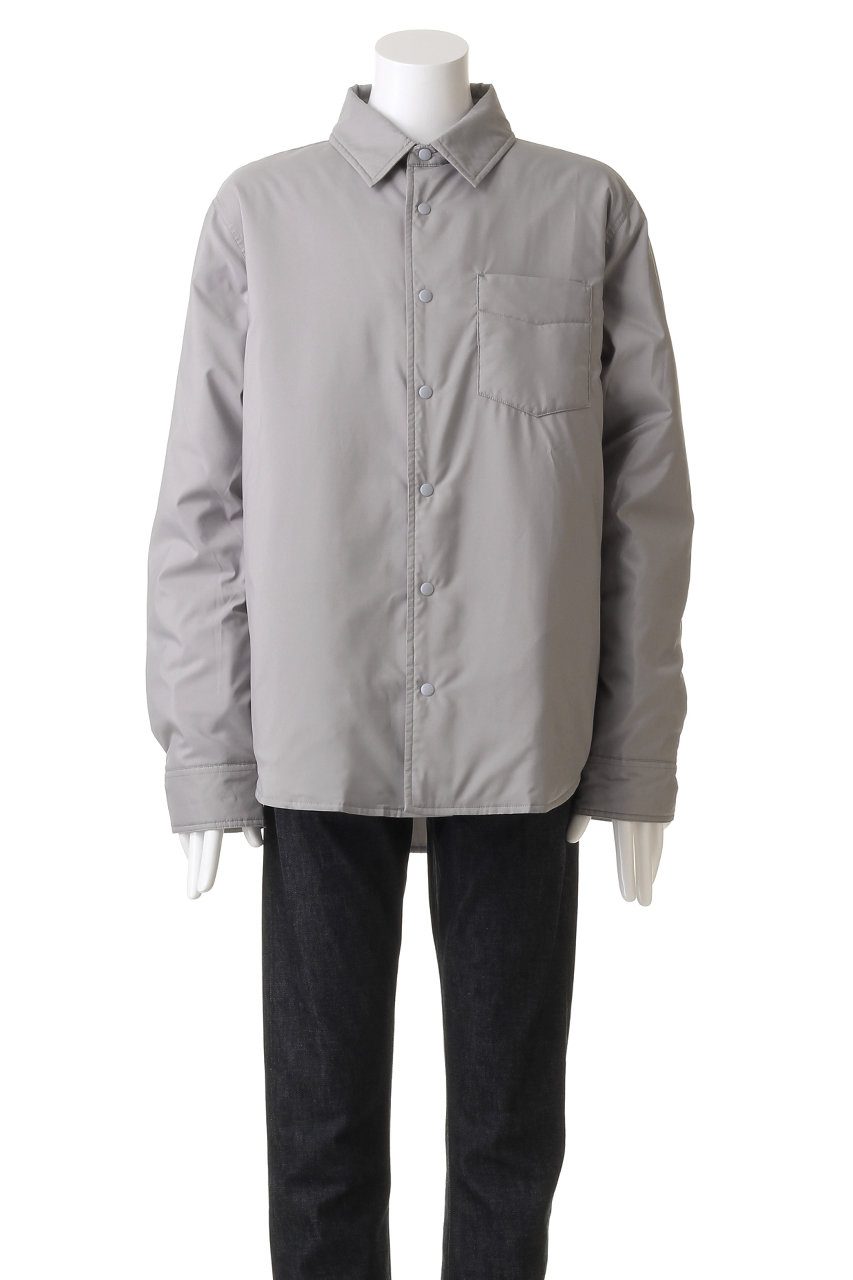 OUTERKNOWN(アウターノウン)｜【MEN】THE ORIGIN SHACKET シャツジャケット/ライトグレー の通販｜ELLESHOP・(エル・ショップ)