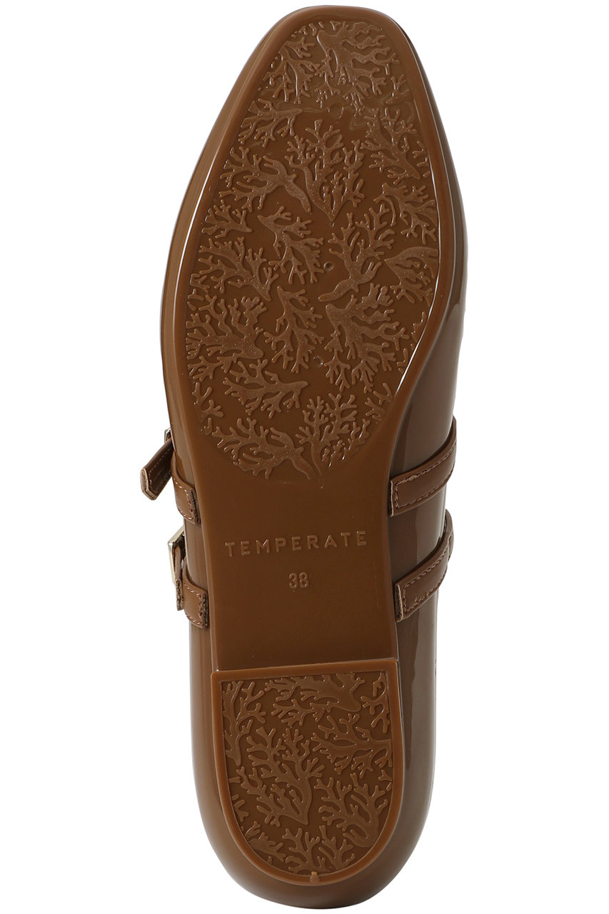 TEMPERATE(テンパレイト)｜DELTA ダブルストラップ メリージェーン(レイン対応)/ブラック の通販｜ELLESHOP・(エル・ショップ)