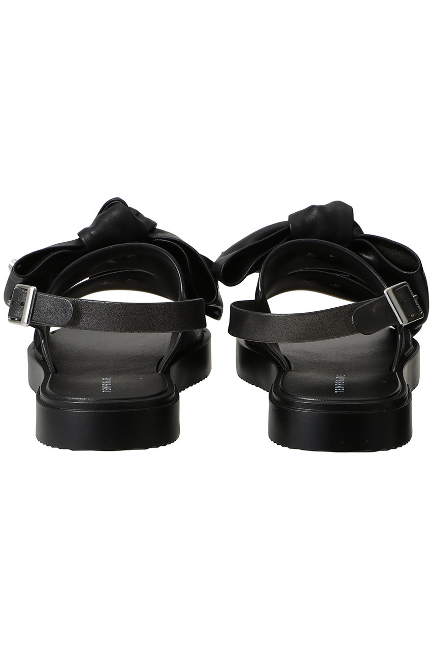 TEMPERATE(テンパレイト)｜PAMERA ダブルリボンサンダル(レイン対応)/シルバー の通販｜ELLESHOP・(エル・ショップ)