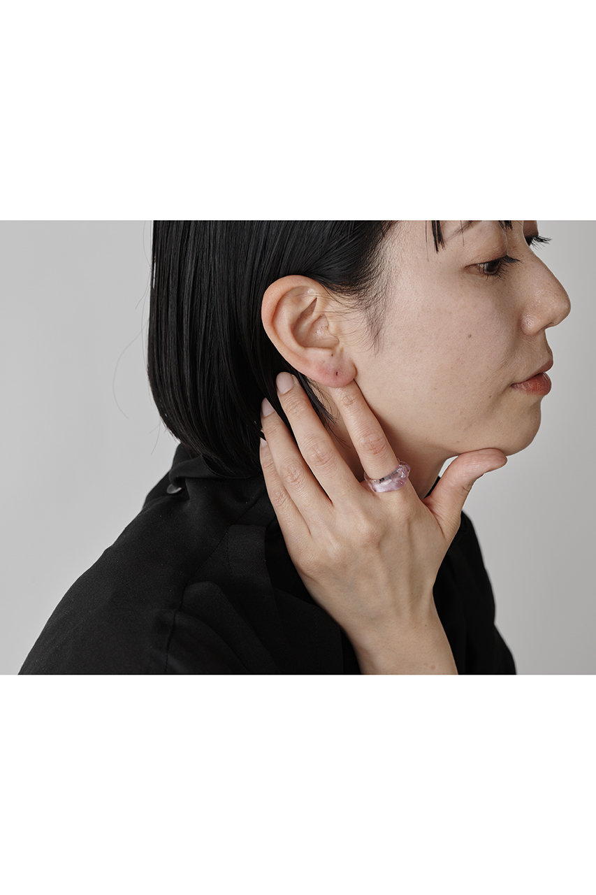 Lemme.(レム)｜Crescent リング/パープル の通販｜ELLESHOP・(エル・ショップ)