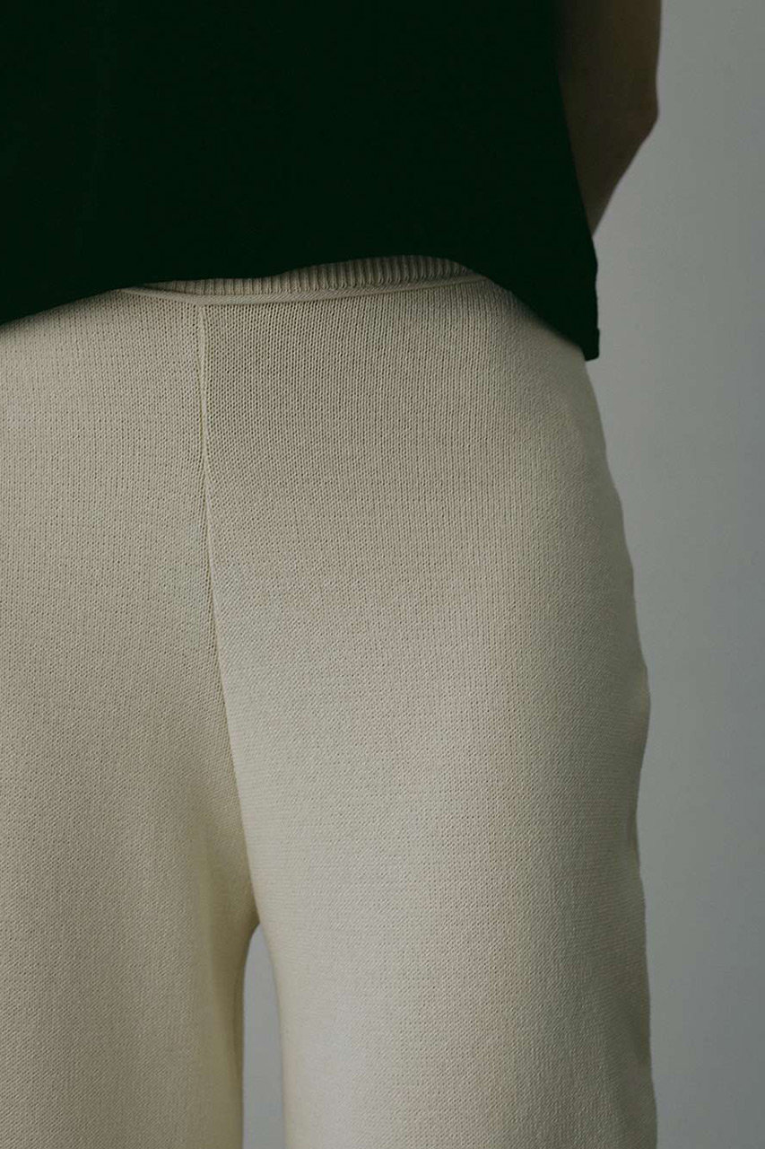 HER.(ハー)｜【3/13 12:00販売開始】ペーパー混ニットパンツ/オフホワイト の通販｜ELLESHOP・(エル・ショップ)