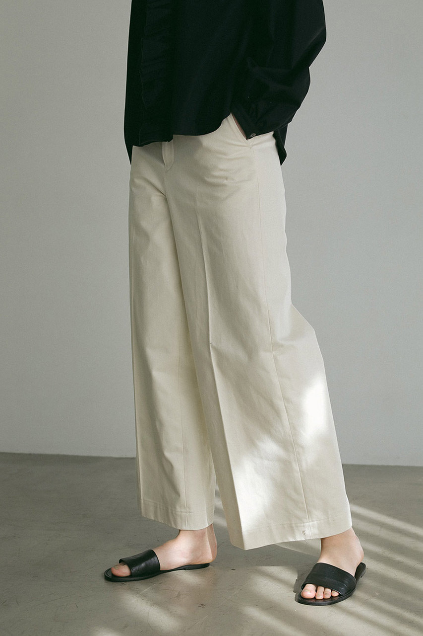 HER.(ハー)｜【3/20 12:00販売開始】ヴィンテージチノワイドパンツ/オフホワイト の通販｜ELLESHOP・(エル・ショップ)
